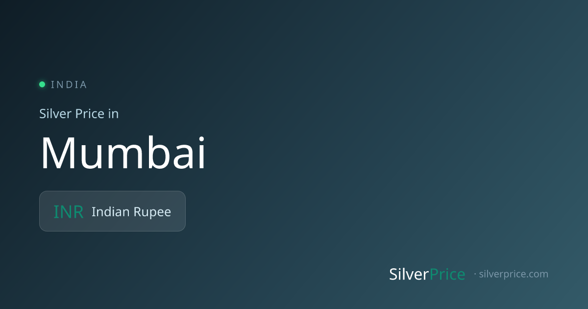 Silver Price in Mumbai Today – Live Rate Per Gram, Ounce & KG (INR ...